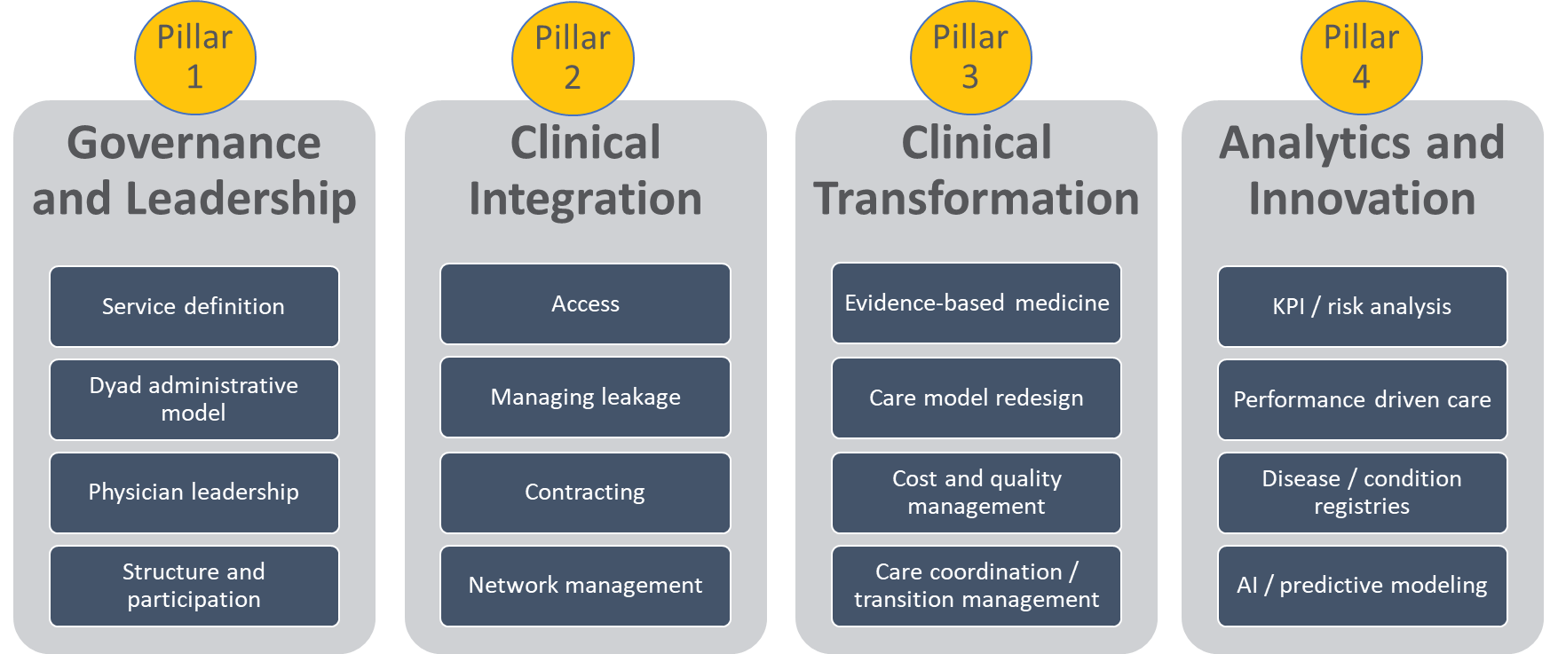 The 4 Pillars of Clinical Service Line Success: Part 1 - Governance and ...